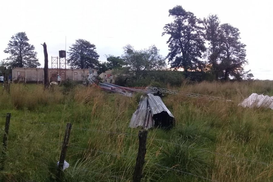 IMÁGENES Graves destrozos causó un temporal en Colonia Pando