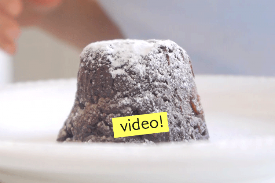 Volcán de chocolate, postre fácil sin azúcar! | Corrientes Hoy