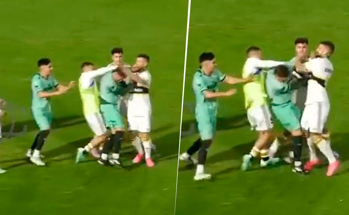 La TROMPADA de Benedetto a Nahuel Gallardo sobre el final del Sarmiento ...