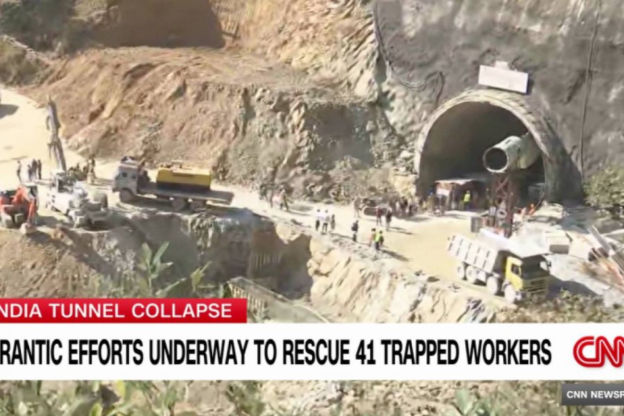 Rescatistas perforan con éxito hasta hombres atrapados en un túnel del ...