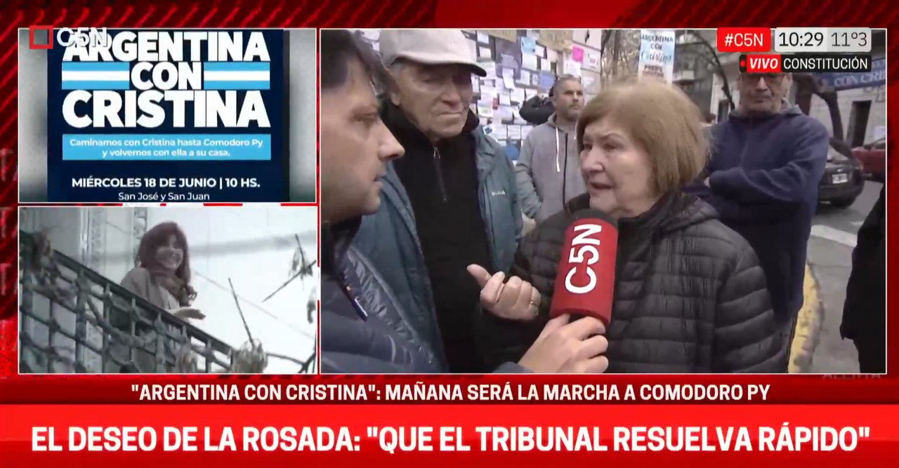 Los testimonios más conmovedores desde la casa de CFK ante la posible ...