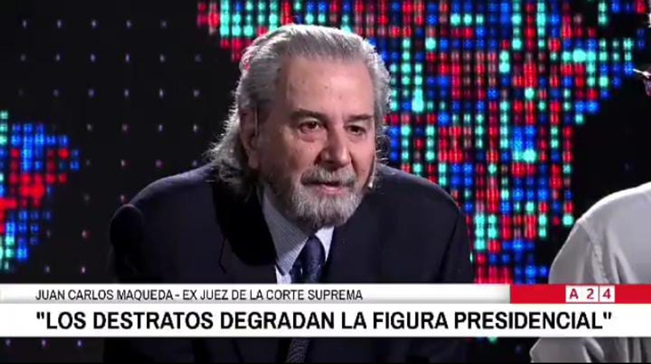 Maqueda, exjuez de la Corte, destrozó a Milei: "Hiere a la democracia ...
