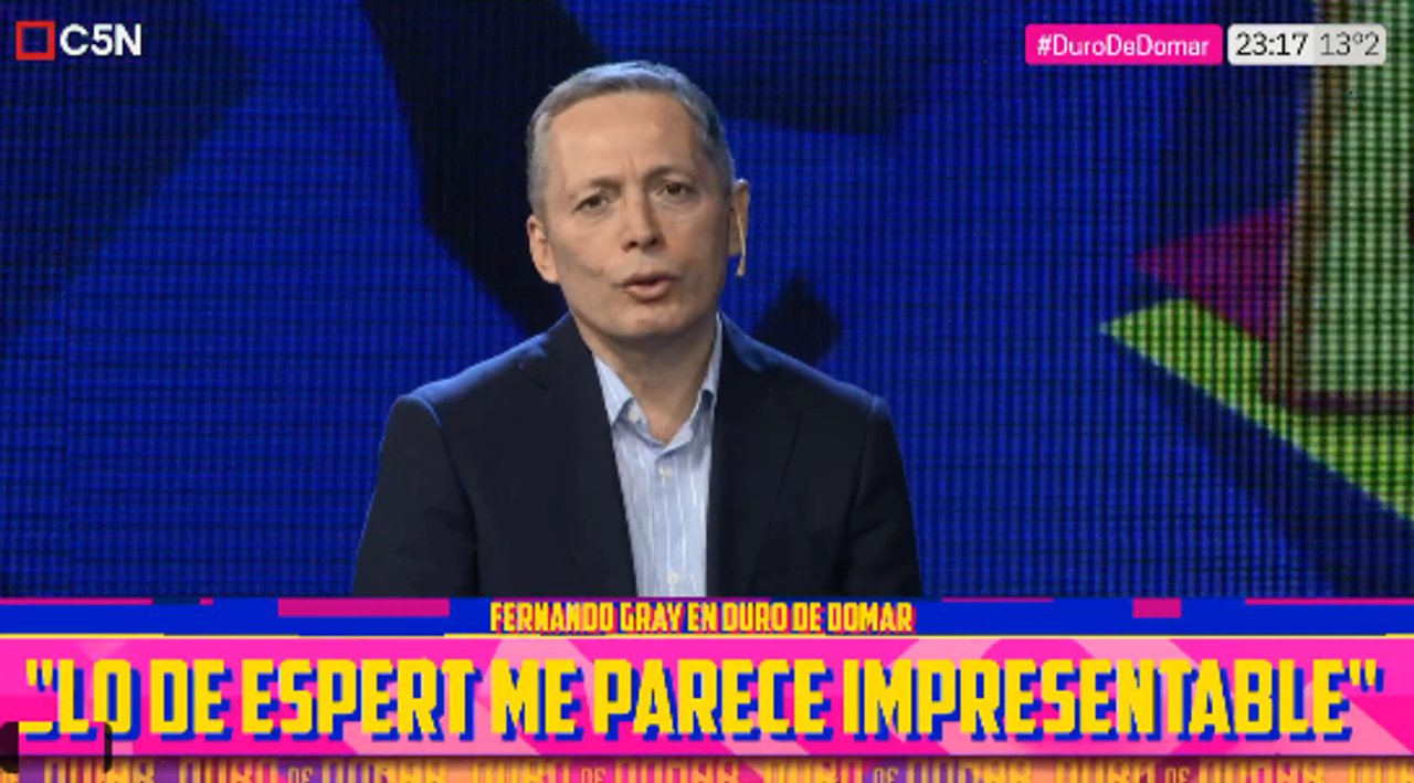 Fernando Gray: "Lo de Espert me parece impresentable" | Corrientes Hoy