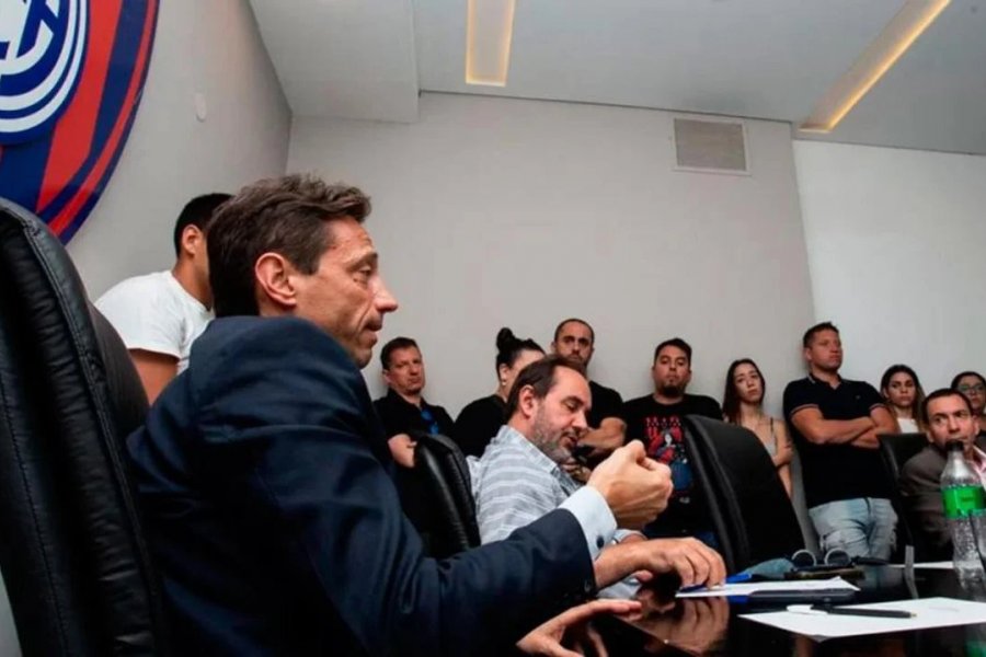 El comunicado de San Lorenzo que explica la acefalía pese a que Moretti se negó a renunciar ...