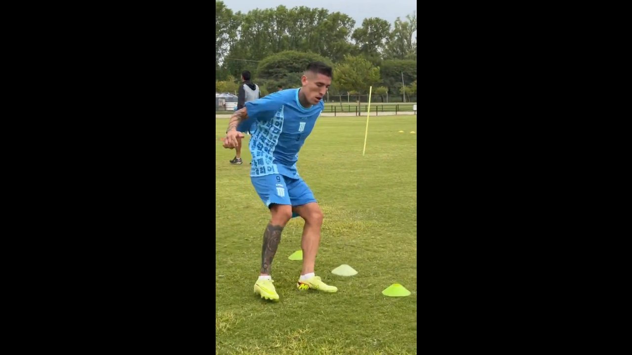 Ricky Centurión entrenó por primera vez con Racing de Córdoba y las ...